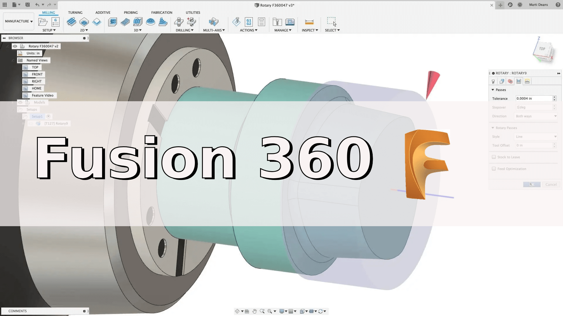 Formation Fusion 360 Tournage 2 axes - Tours, Paris, Lyon, Bordeaux, Annecy